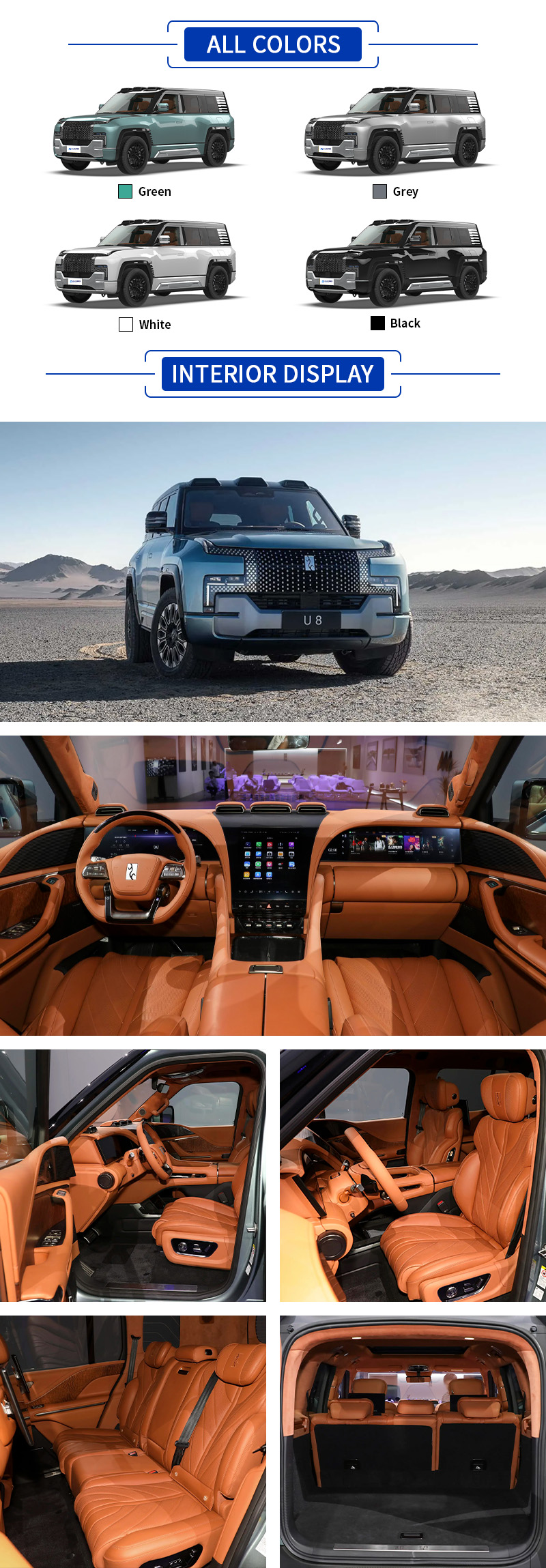 BYD Yang wang U8 for sale - Baoli Automobile